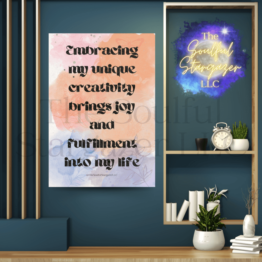 Unique Creativity Digital Altar Print | The Soulful Stargazer LLC